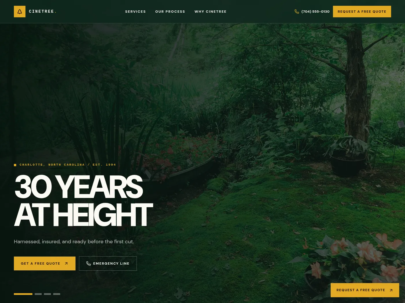 CineTree Landing Page