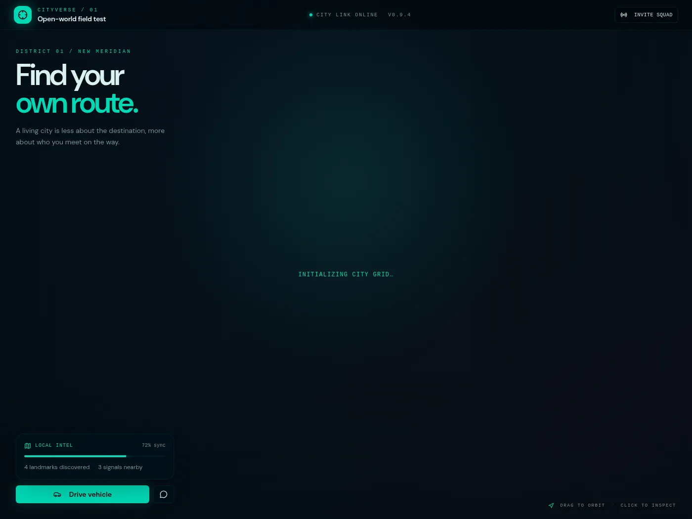 Cityverse 3D Explorer
