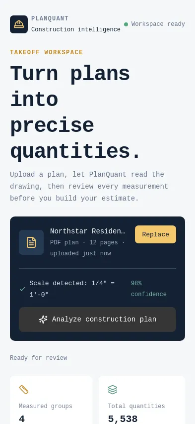 PlanQuant Mobile