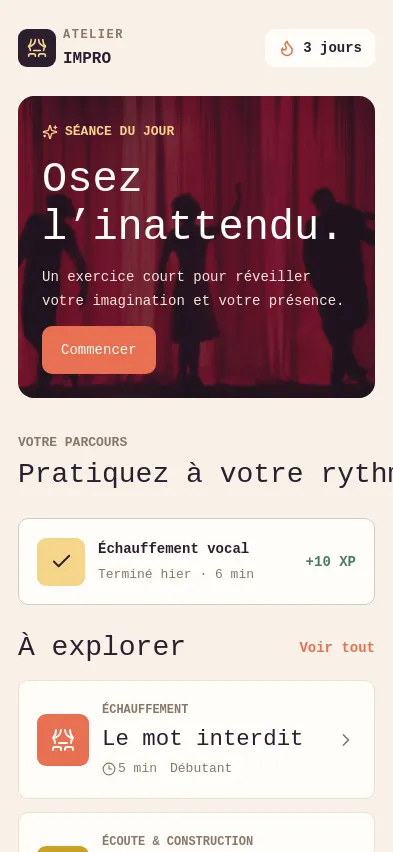 Improv Atelier Mobile