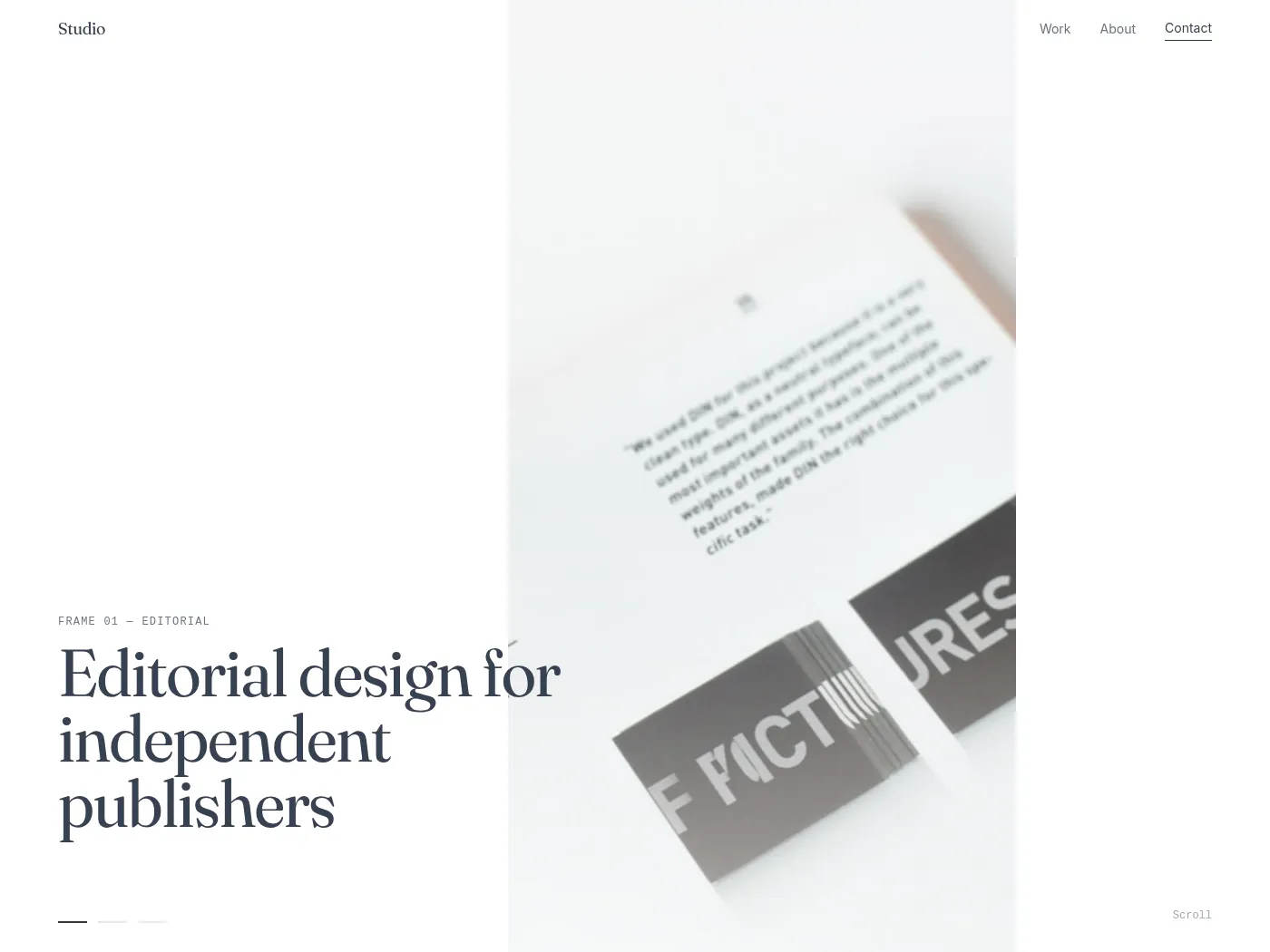 Designer Portfolio Website