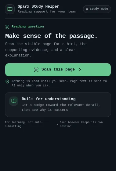 Sparx AI Study Helper