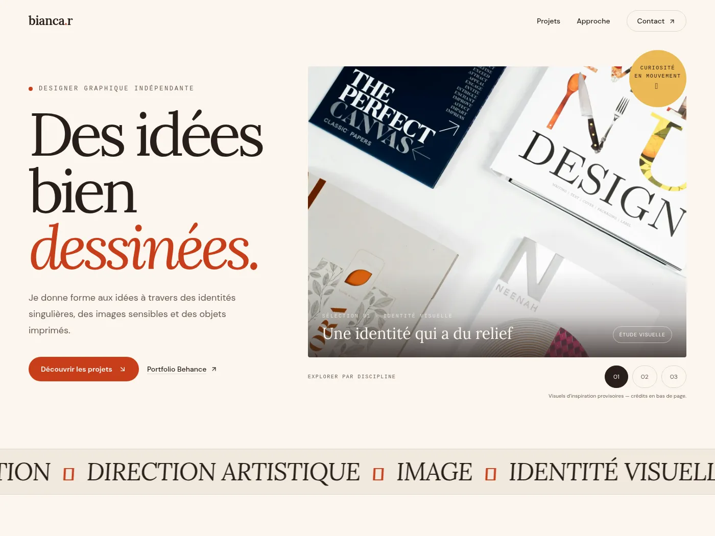 Bianca-R Portfolio Site