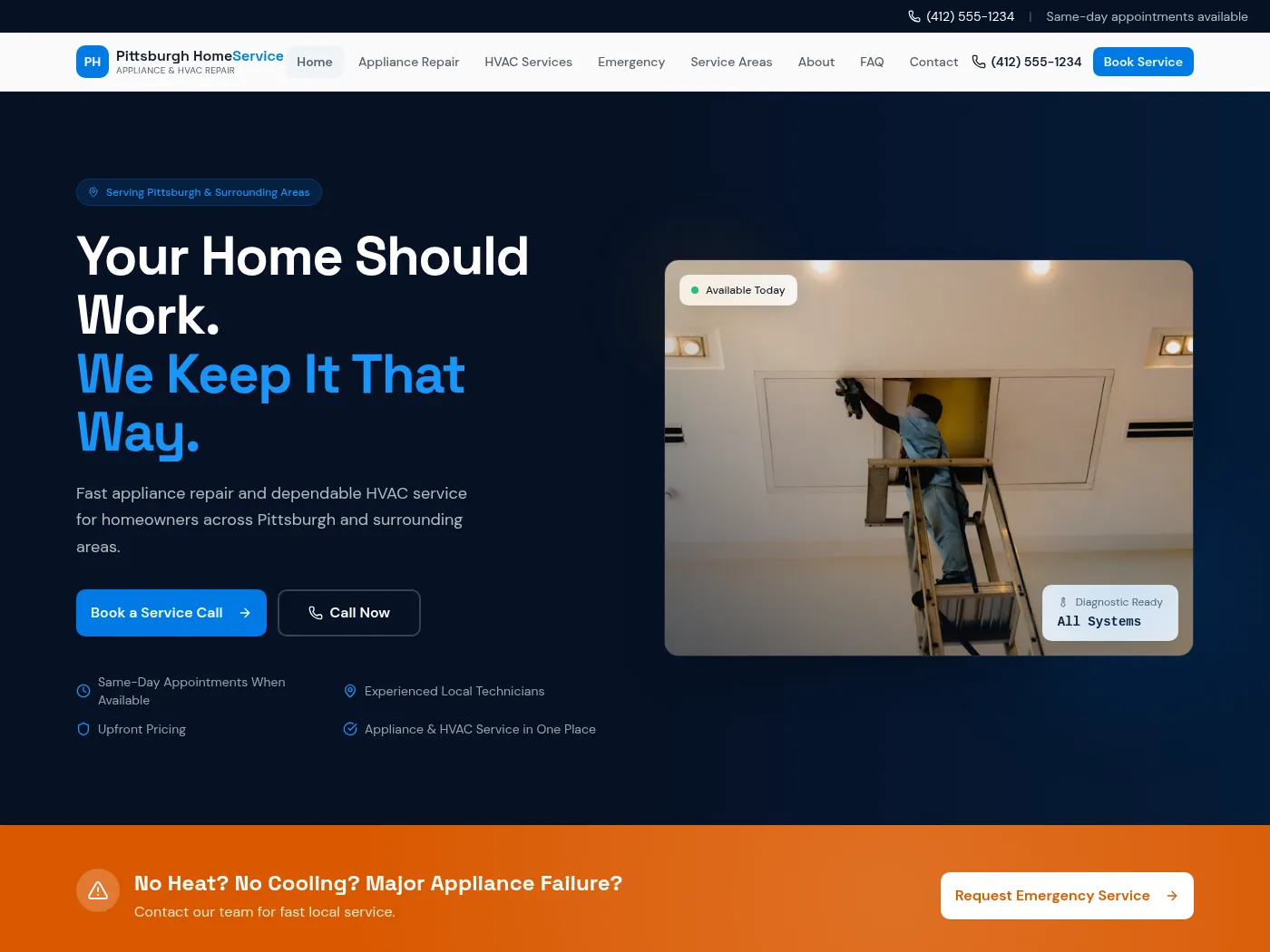 Pittsburgh Home Service Site