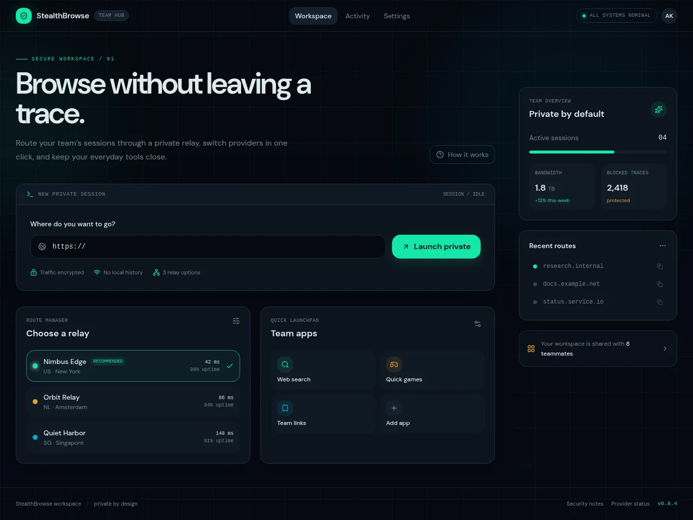 StealthBrowse Proxy Hub