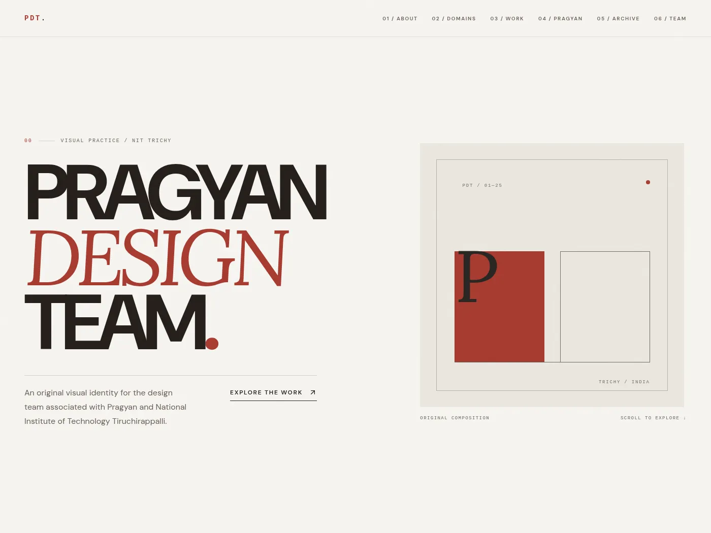 PDT Editorial Website