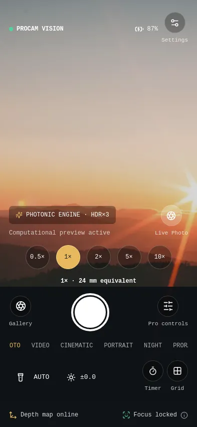 ProCam Android Vision
