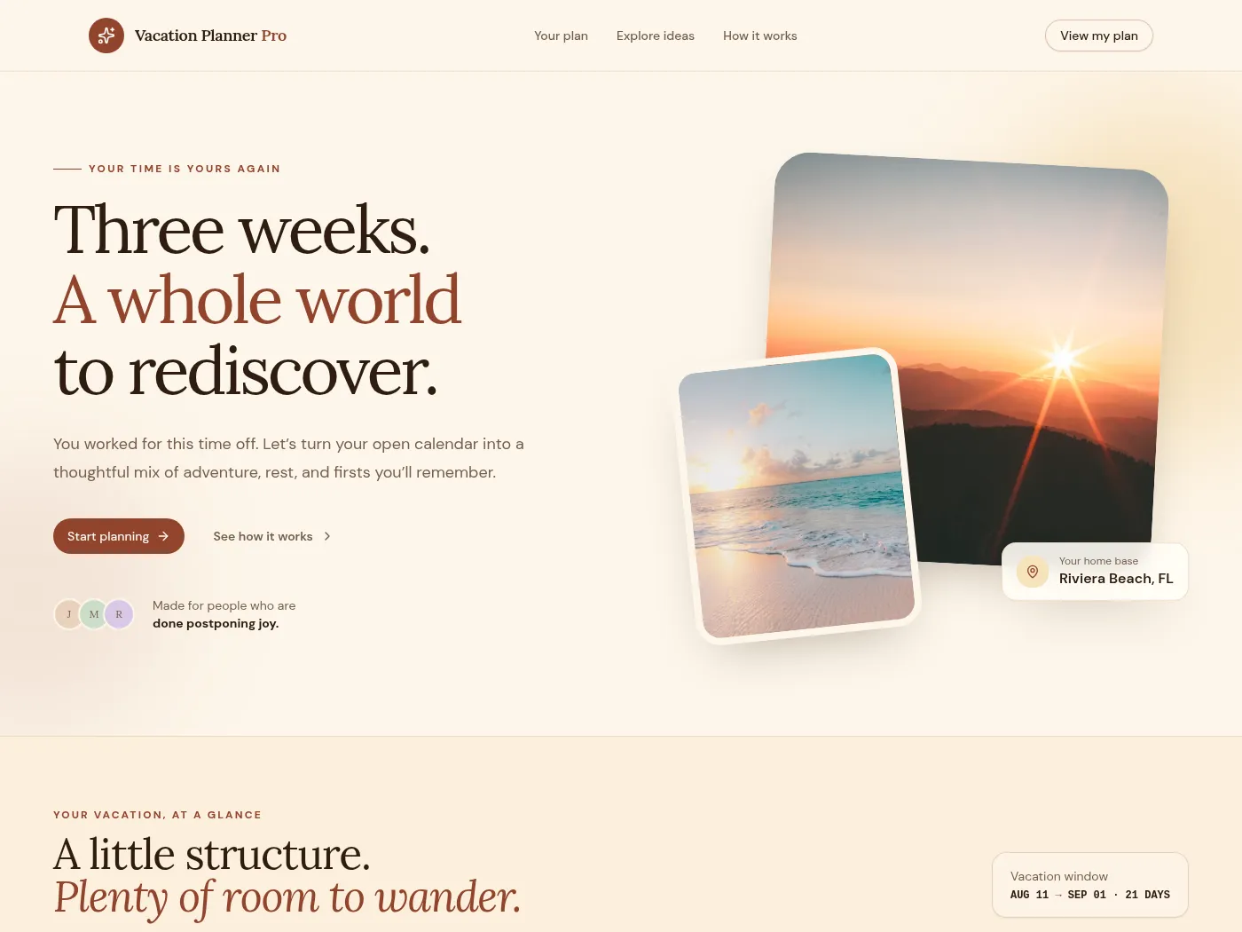 Vacation Planner Pro