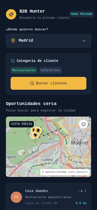 B2B Hunter App