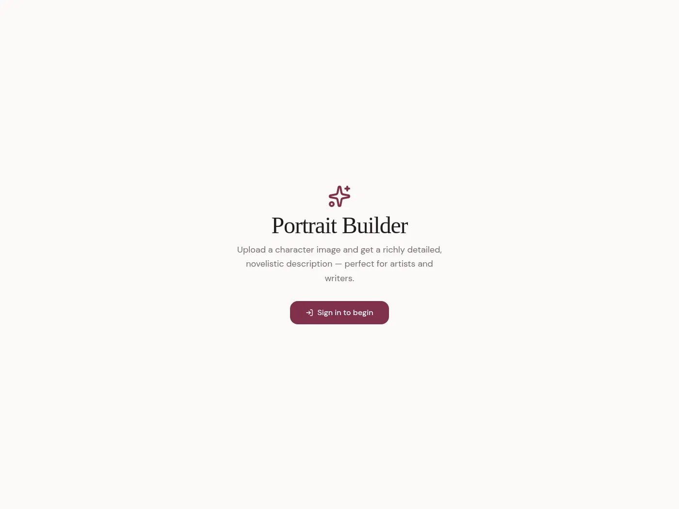 White Skin Portrait Builder