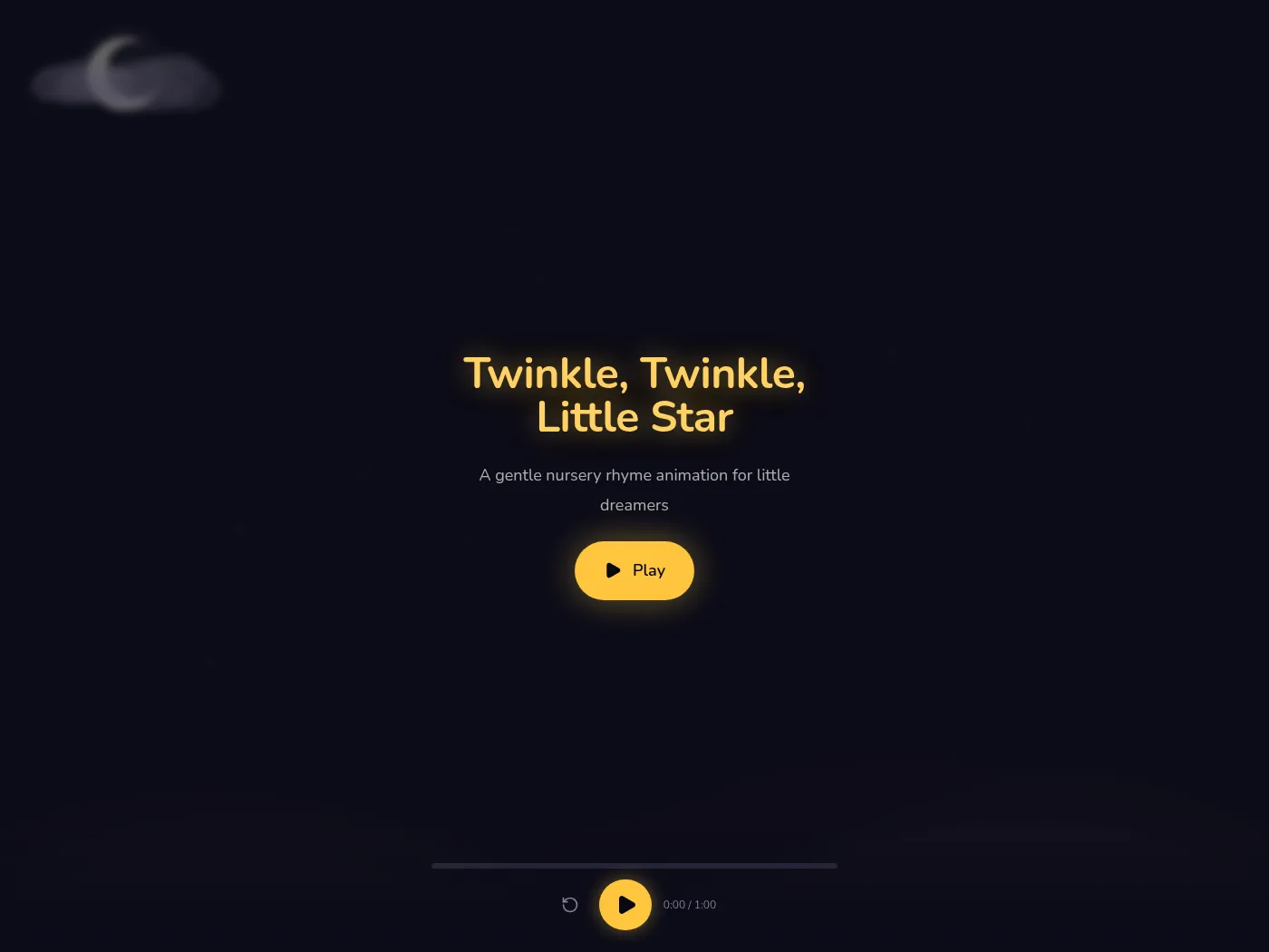Twinkle Star Nursery Scene