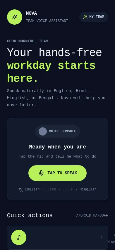 Multilingual Voice Assistant