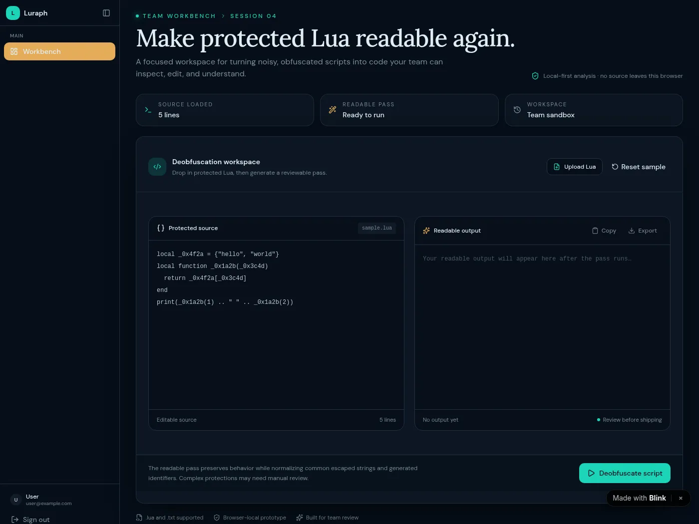 Luraph Deobfuscator Pro