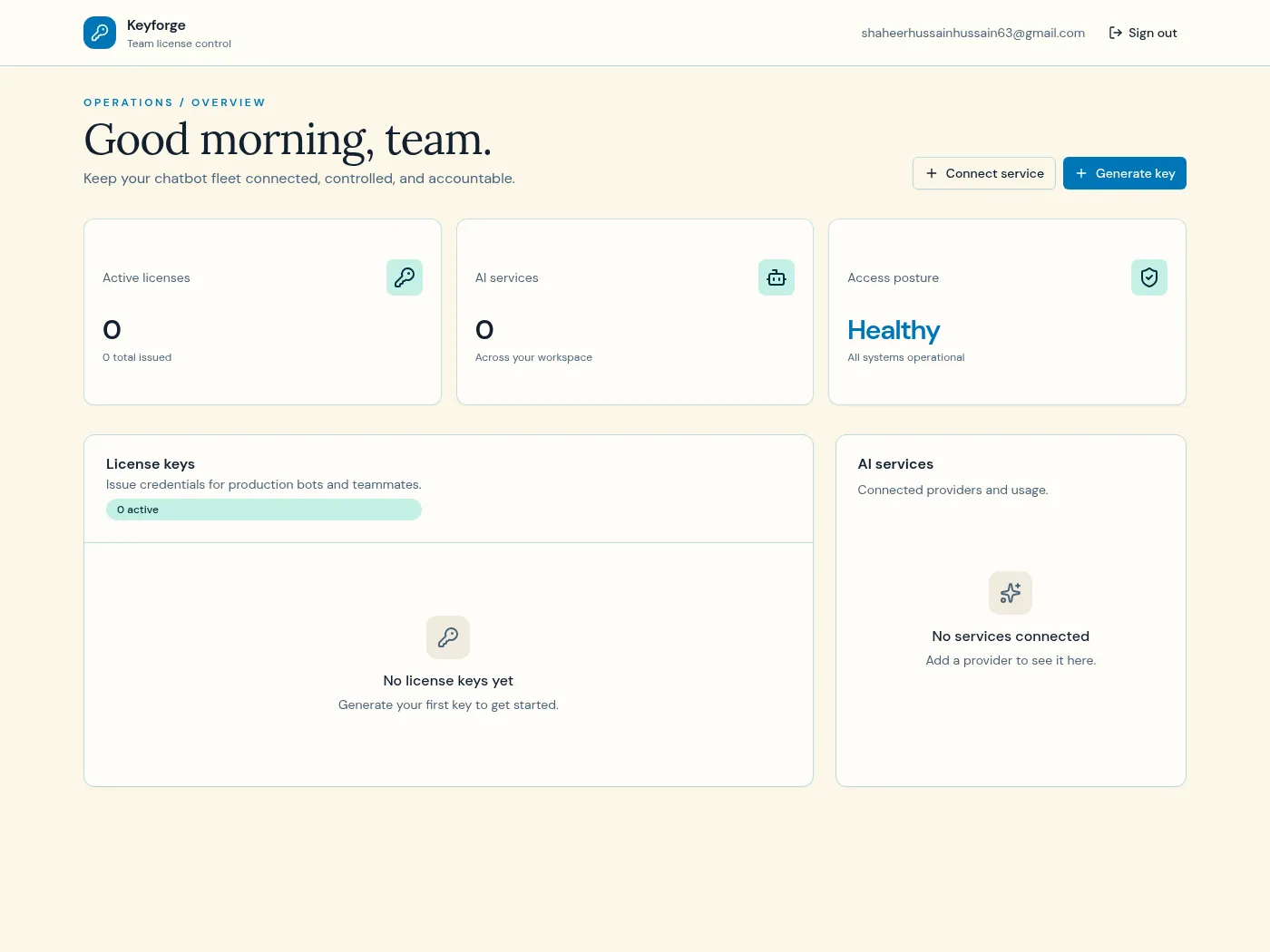Chatbot License Generator