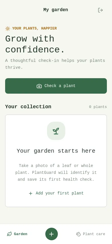 PlantGuard AI Diagnosis