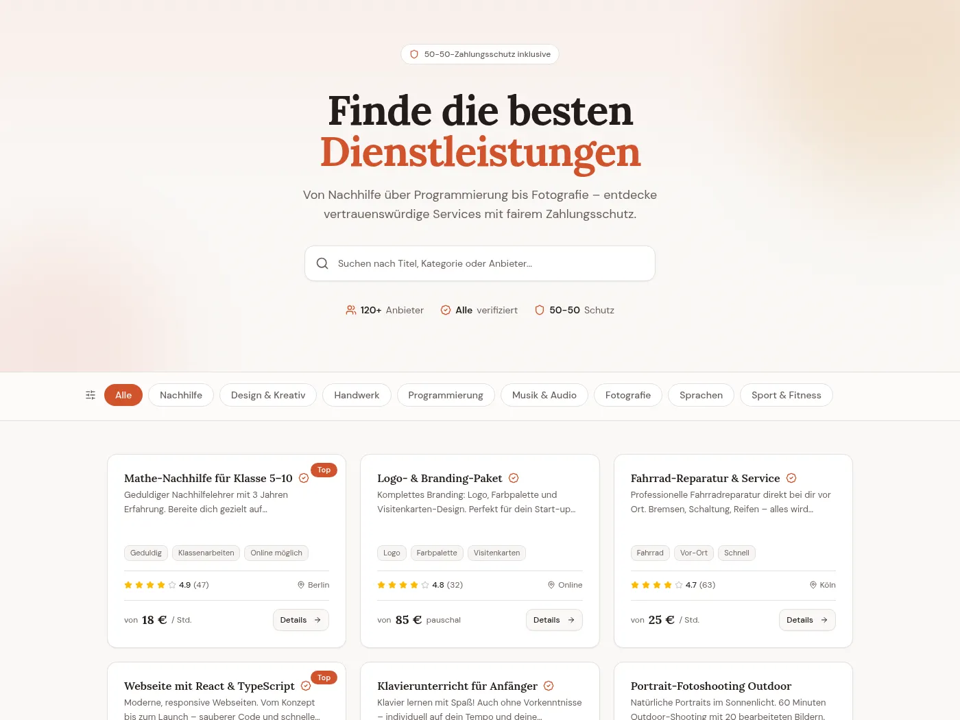 ServiceHub Marketplace