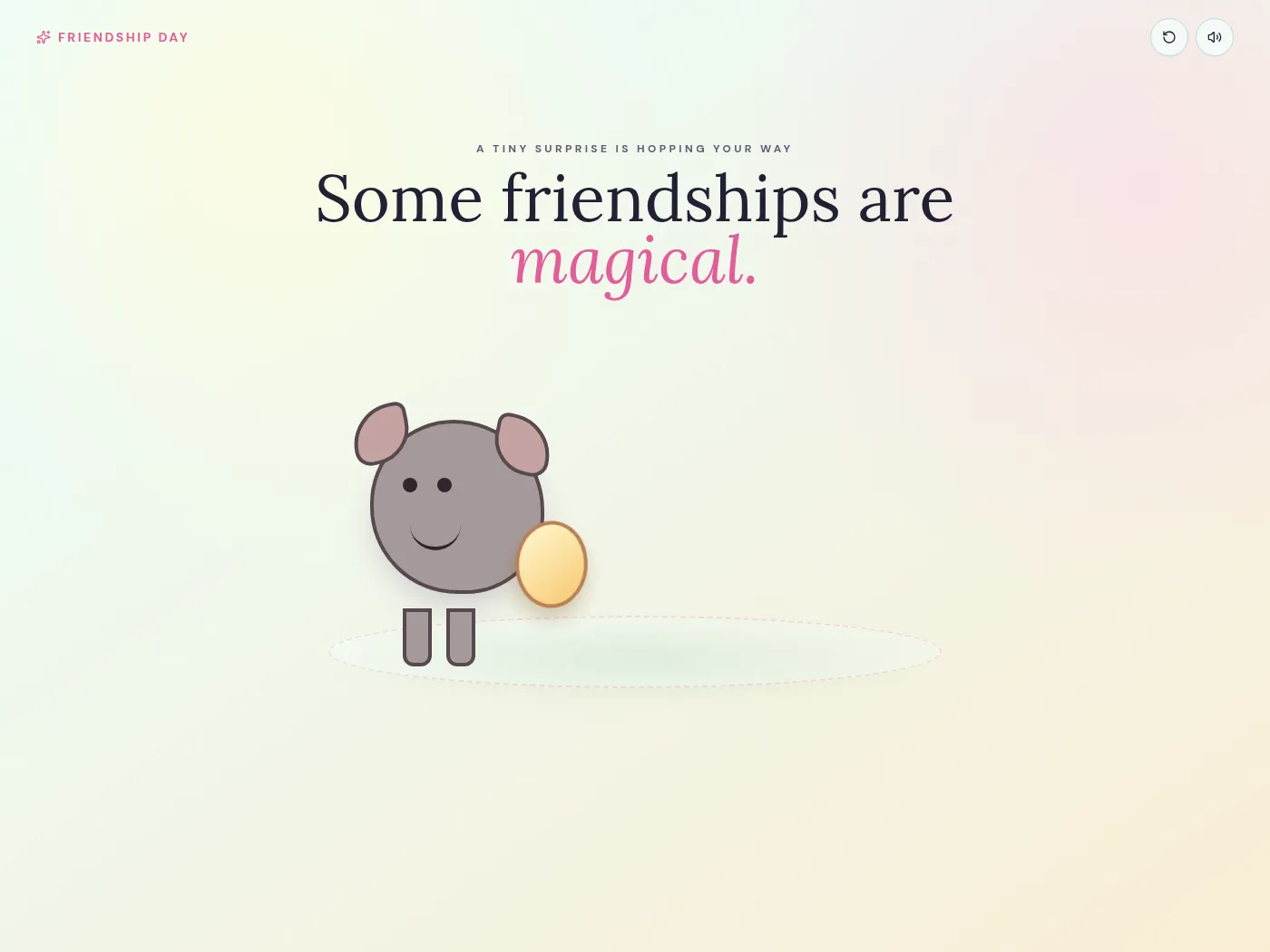 Friendship Day Animation