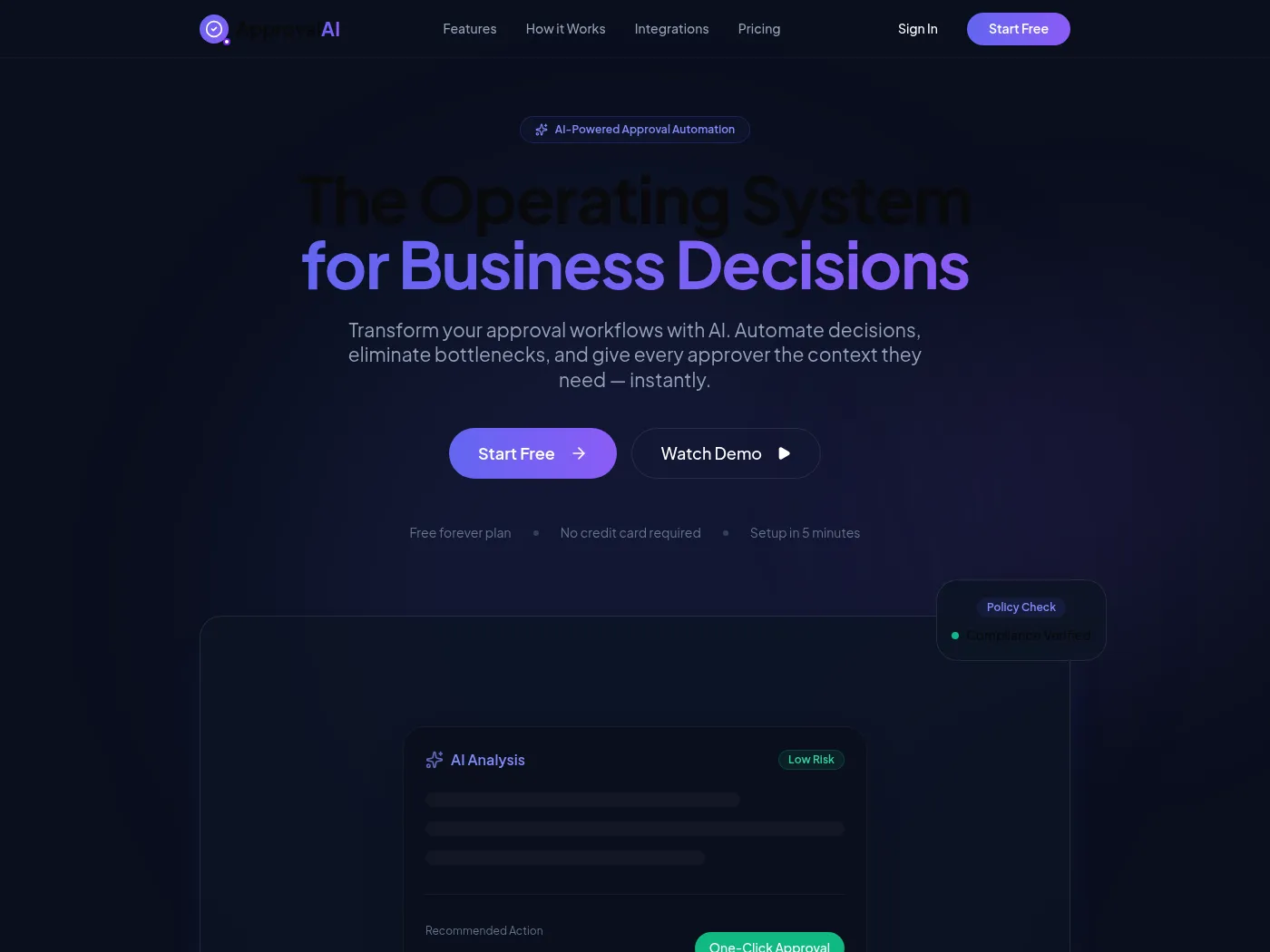 ApprovalAI SaaS Platform