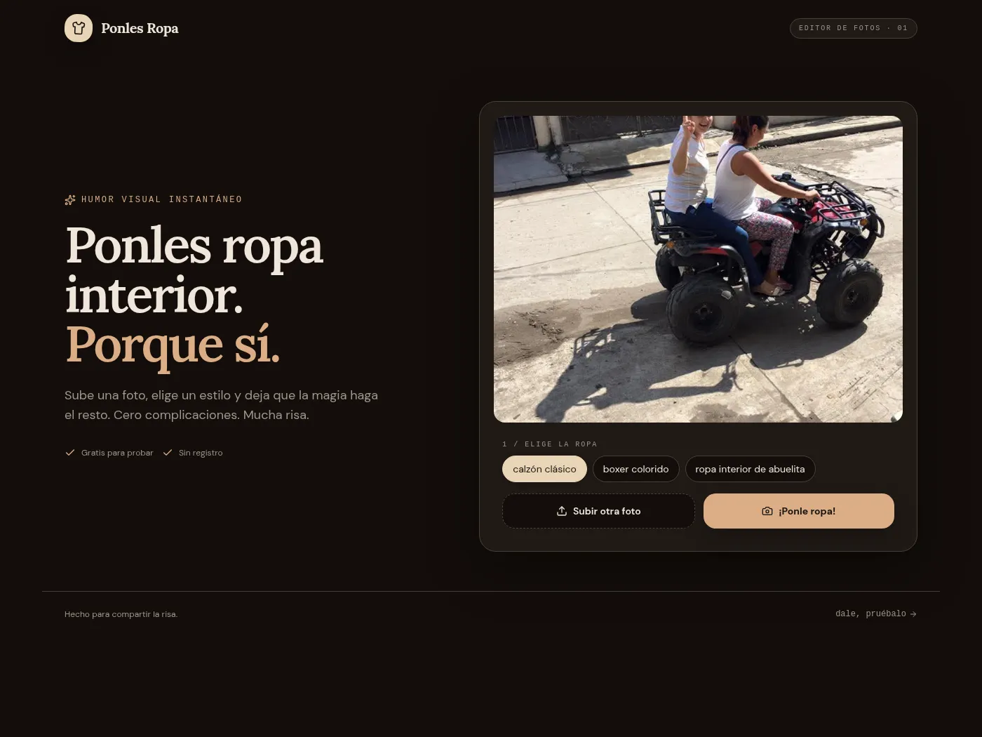 Ponles Ropa Interior
