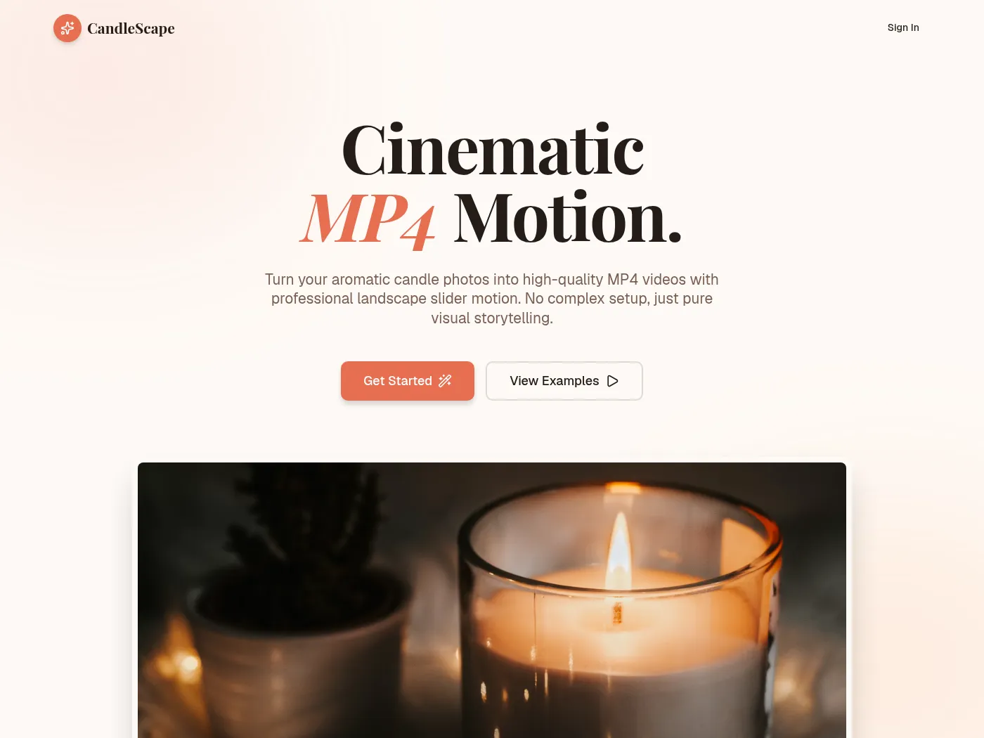 CandleScape Video Maker