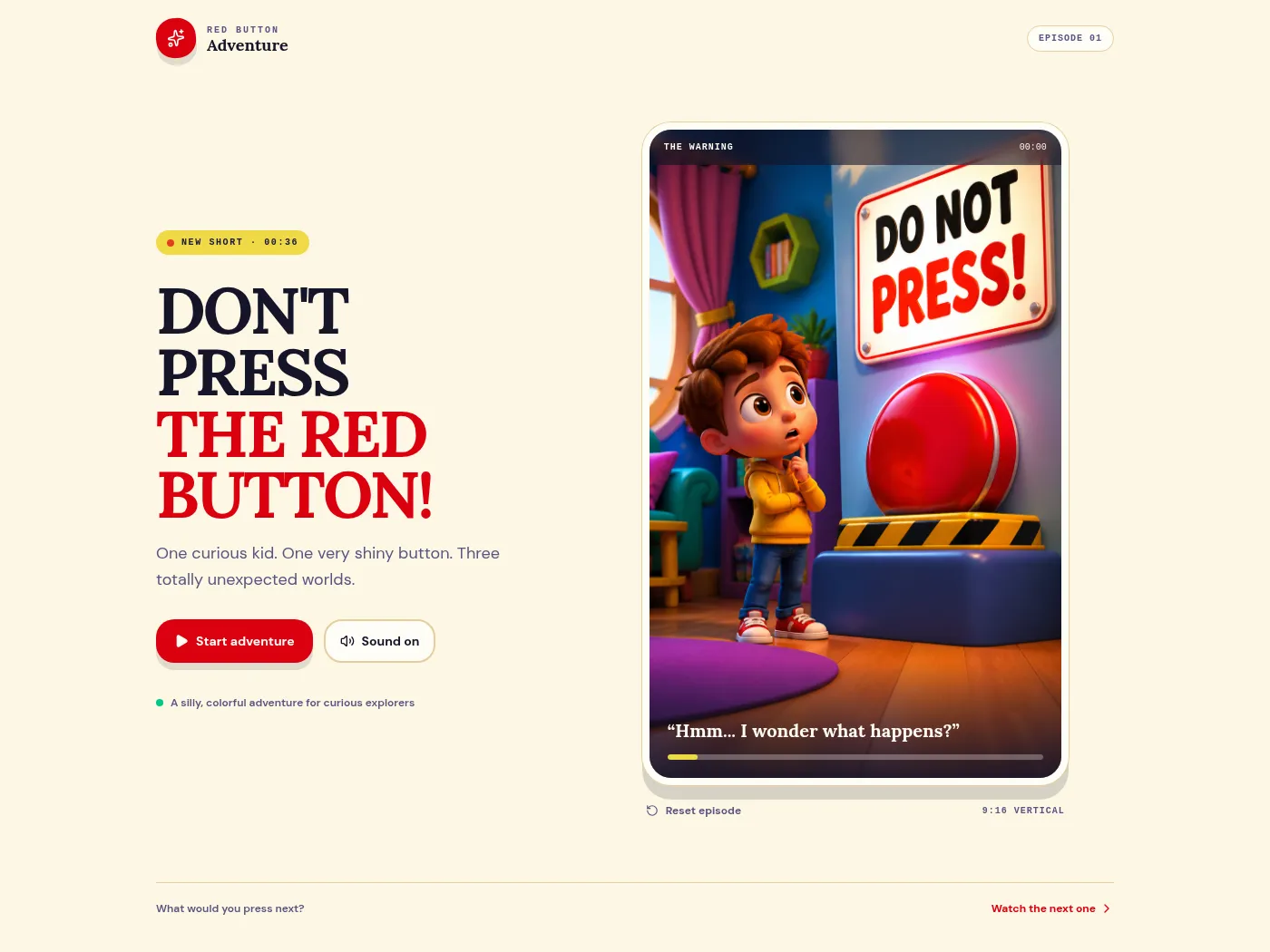 Red Button Adventure
