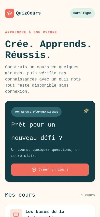 QuizCours Mobile