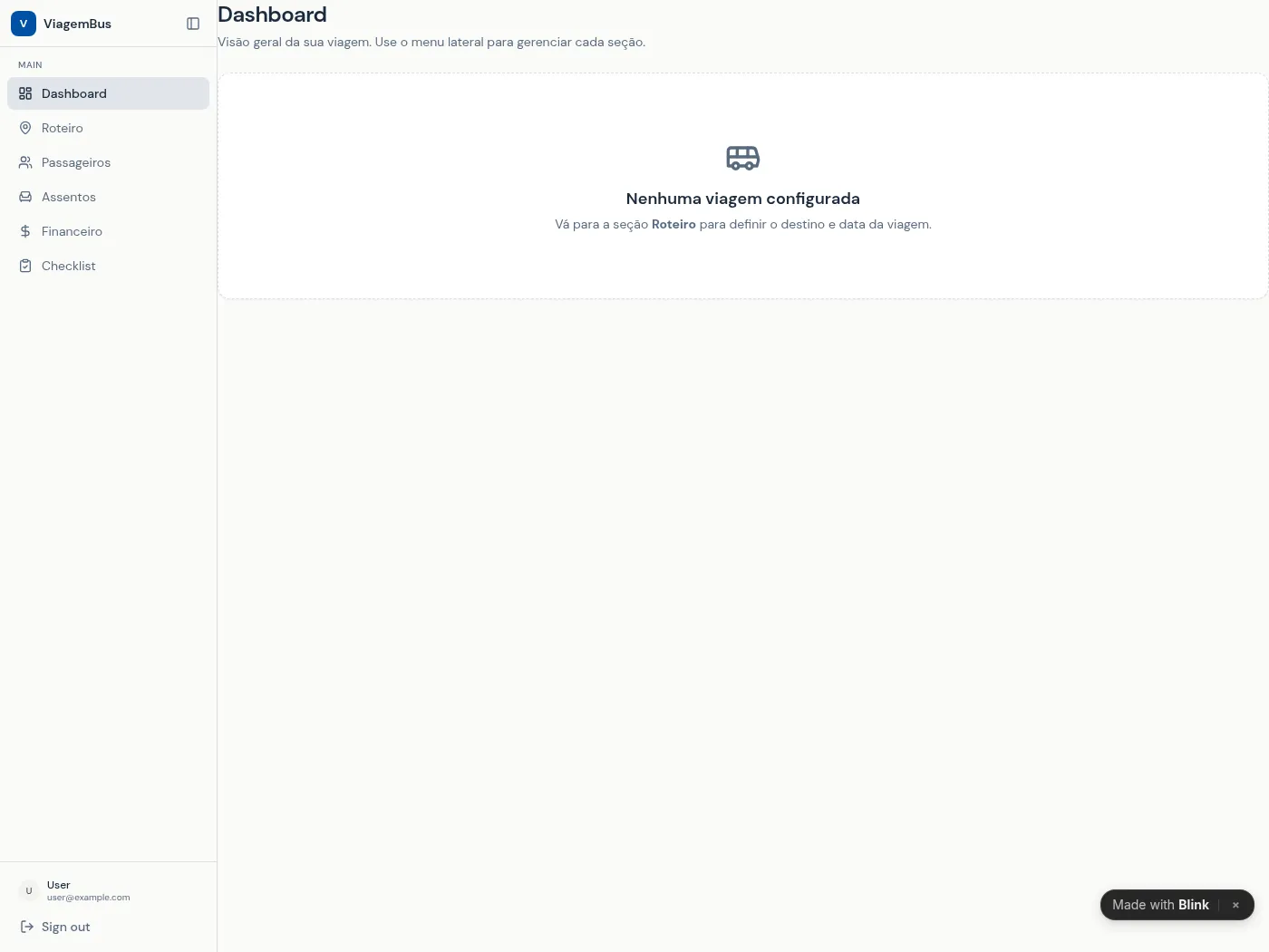 ViagemBus Manager