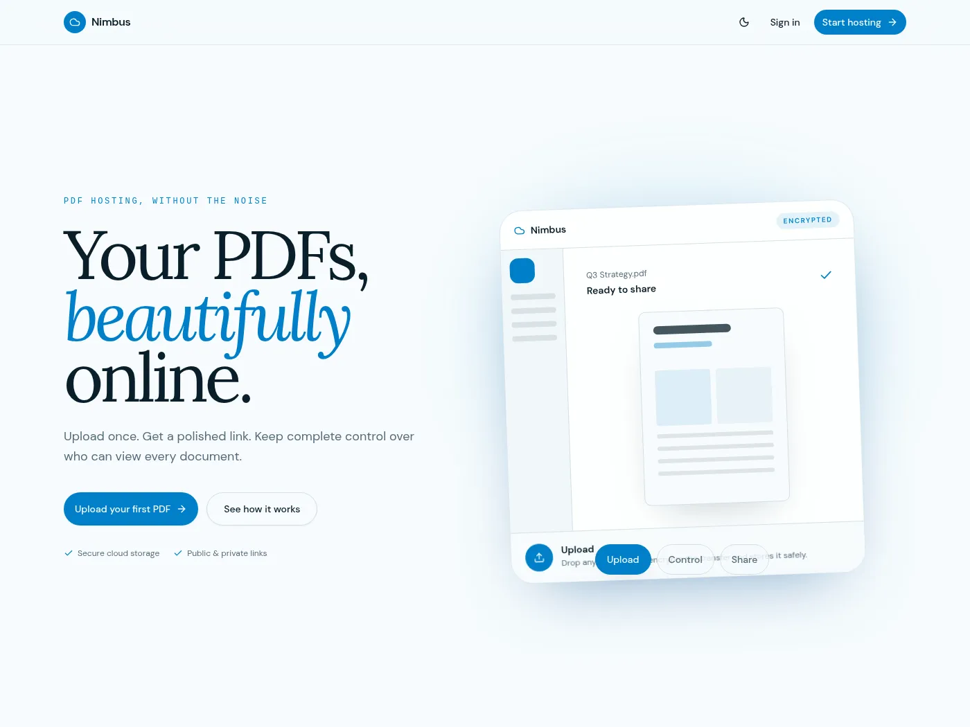 Nimbus PDF Cloud