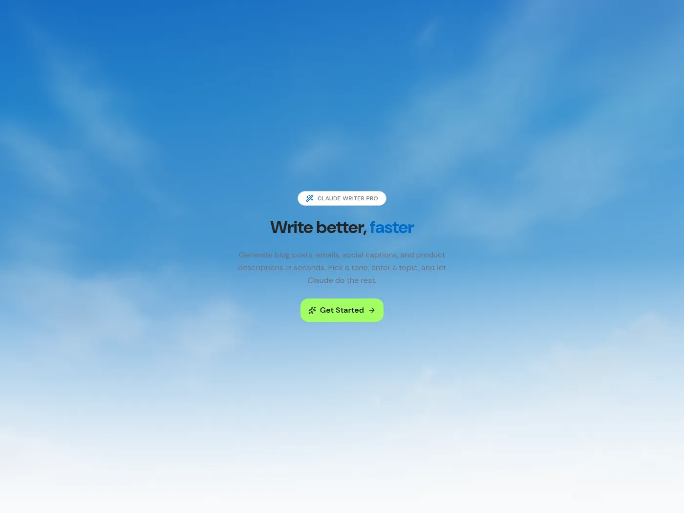 Claude Writer Pro