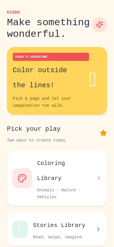 Kiddo Color Story App