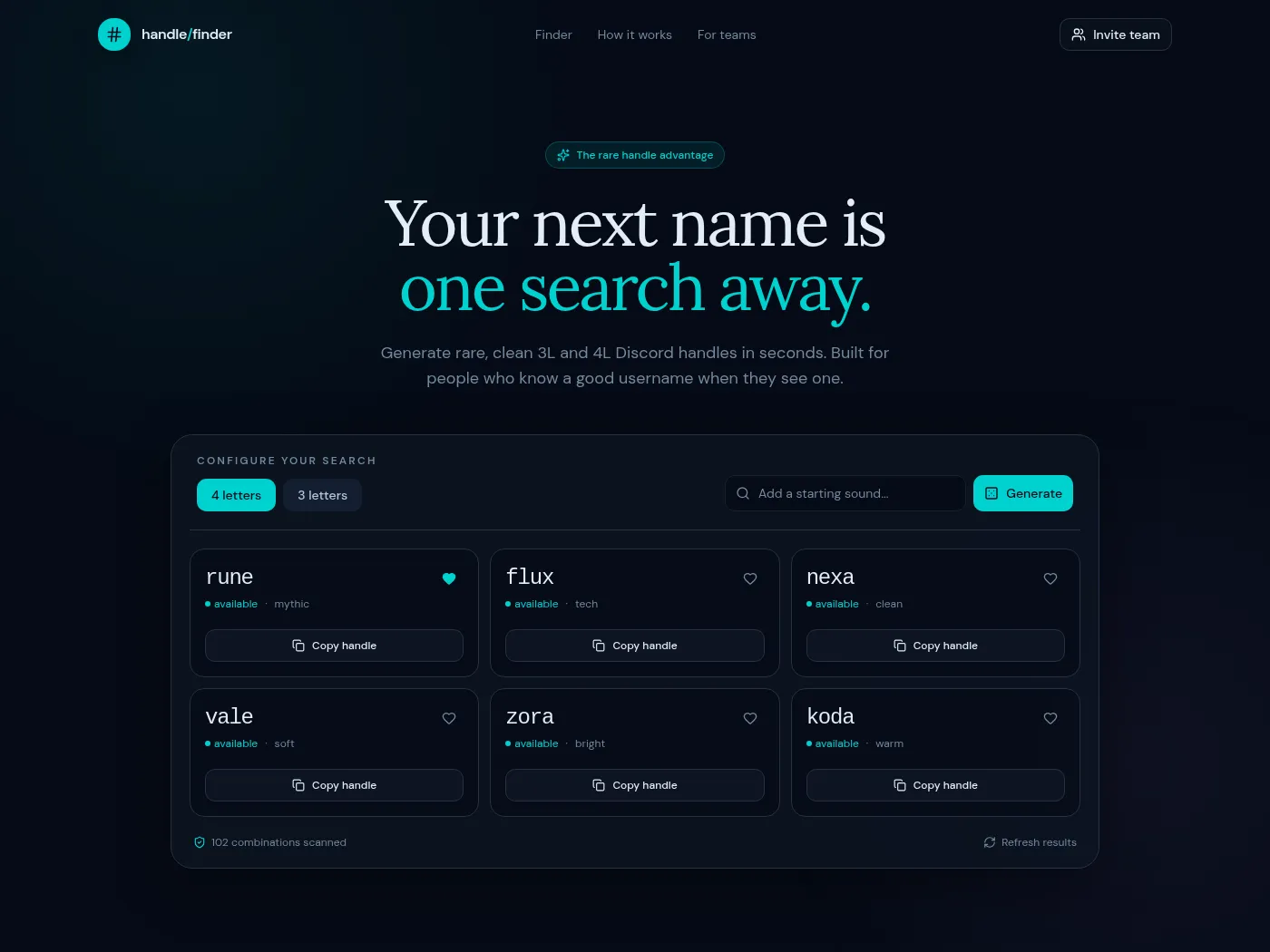 Discord Handle Finder