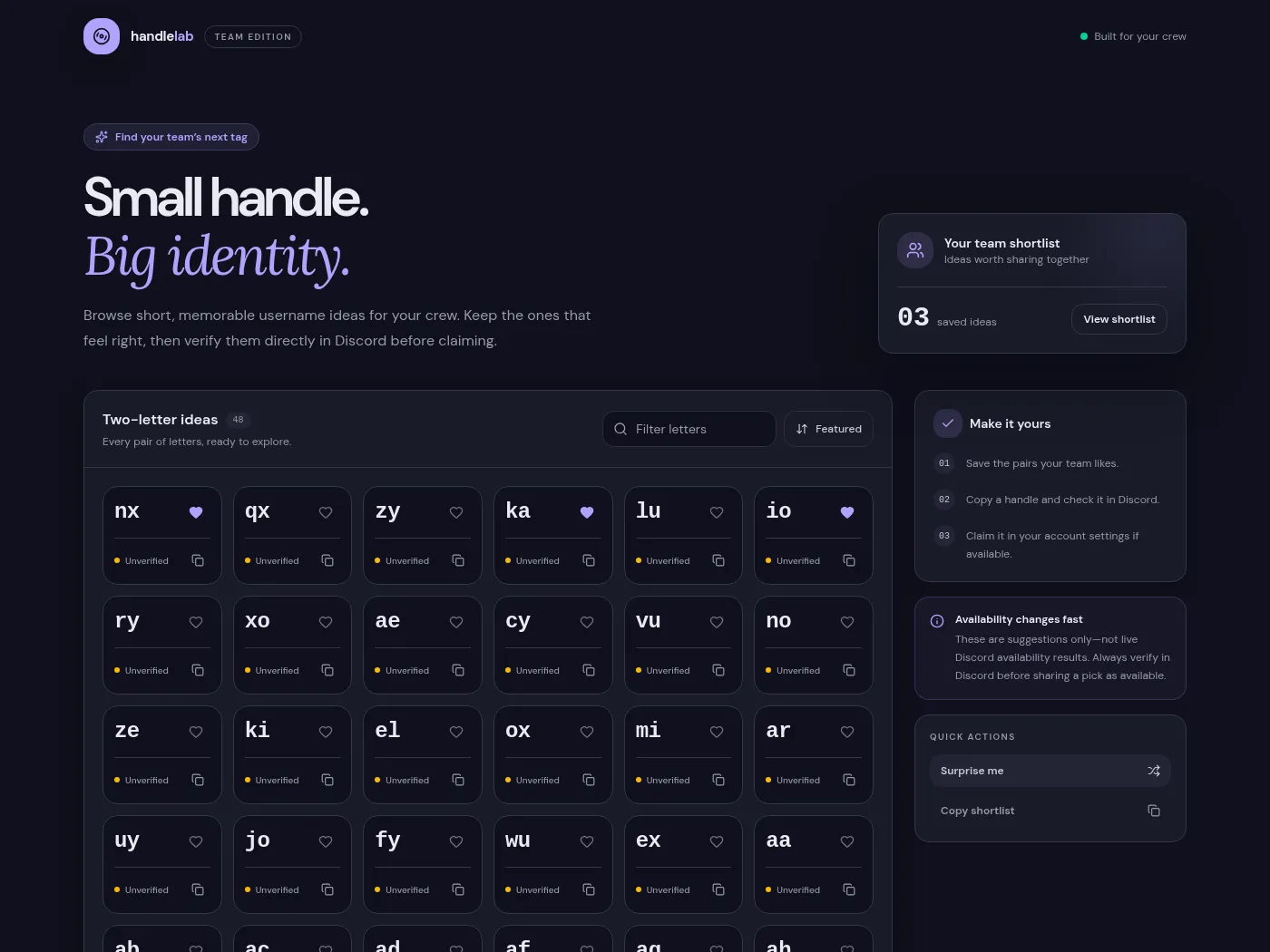 Discord Handle Checker