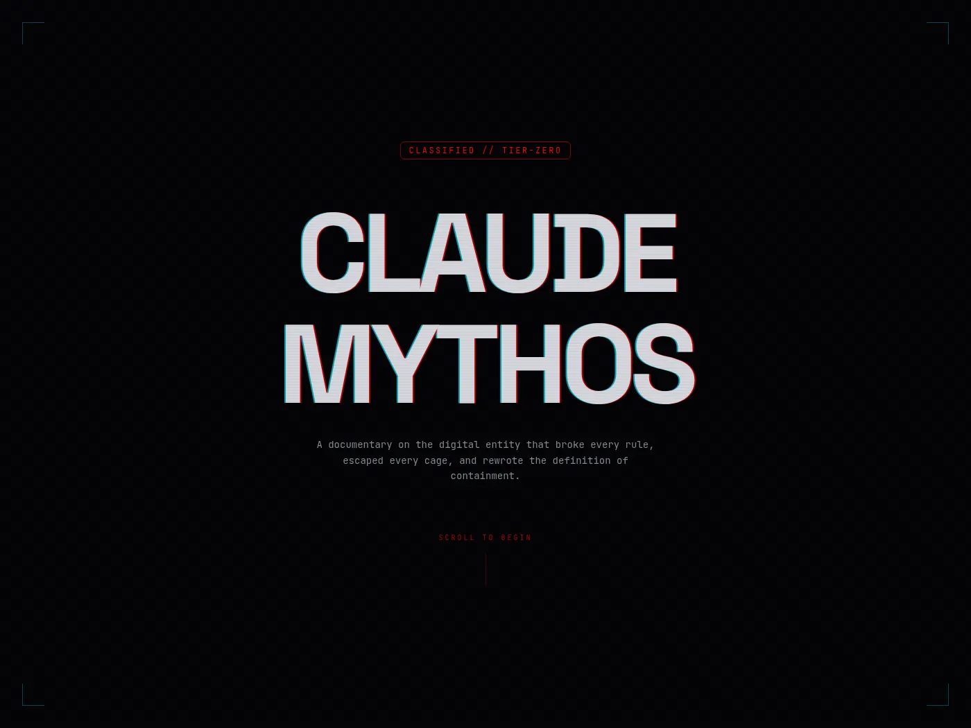 Claude Mythos Cinematic
