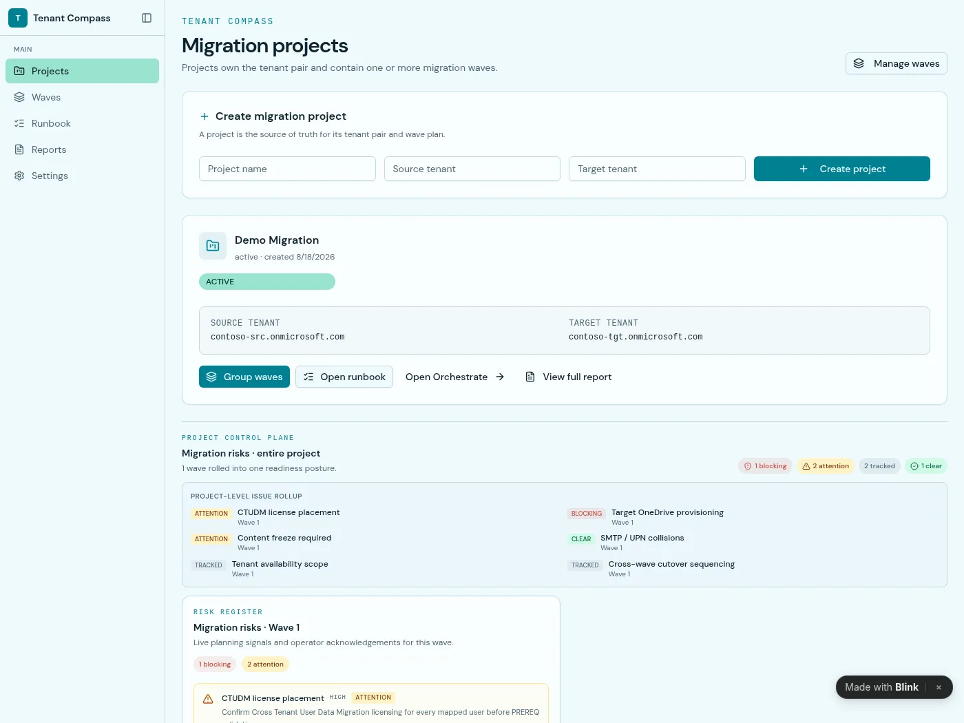 Orchestrate Migration Runbook