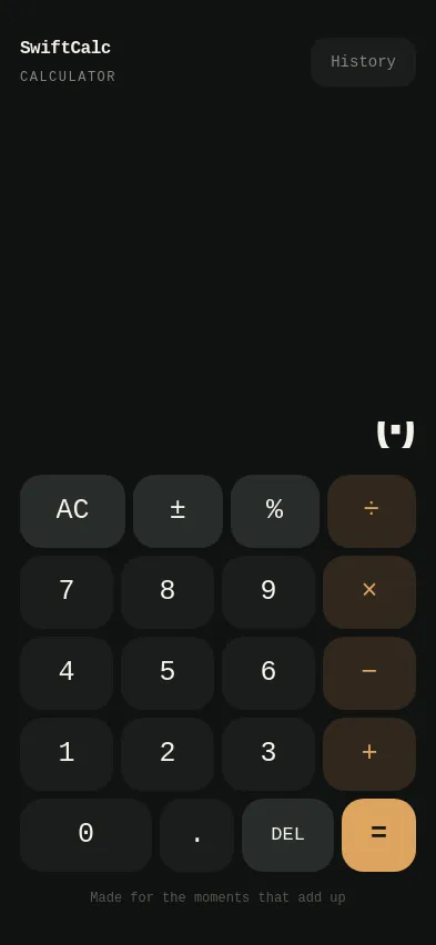 SwiftCalc Mobile