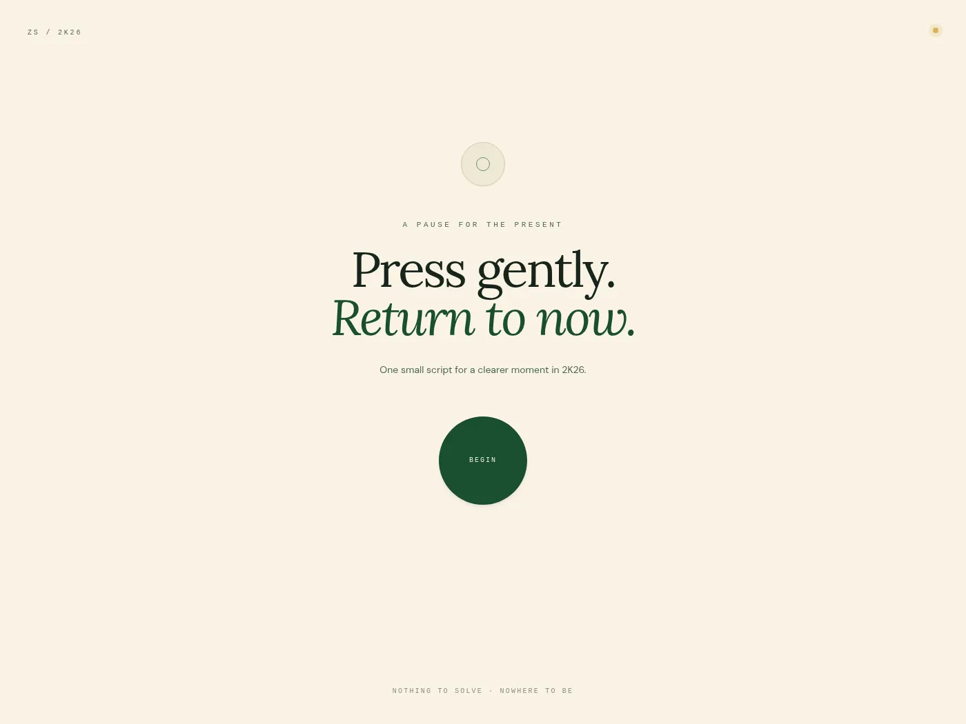 Zen Script Button