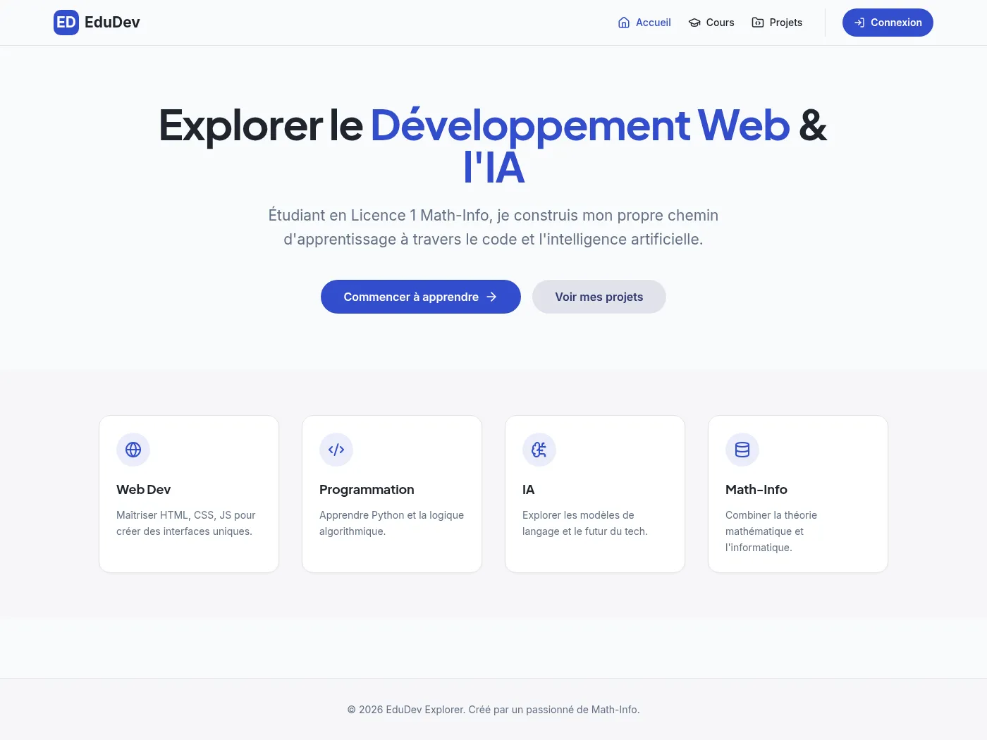 EduDev Explorer