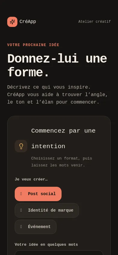 CréApp Mobile