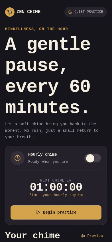 Zen Chime Alarm