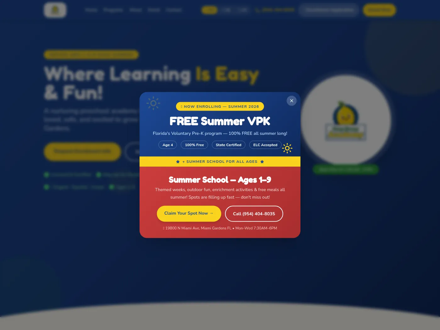 Easy Peasy Academy Site (Remix)