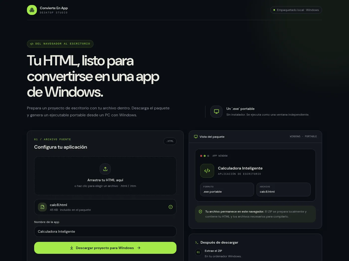 Convierte En App