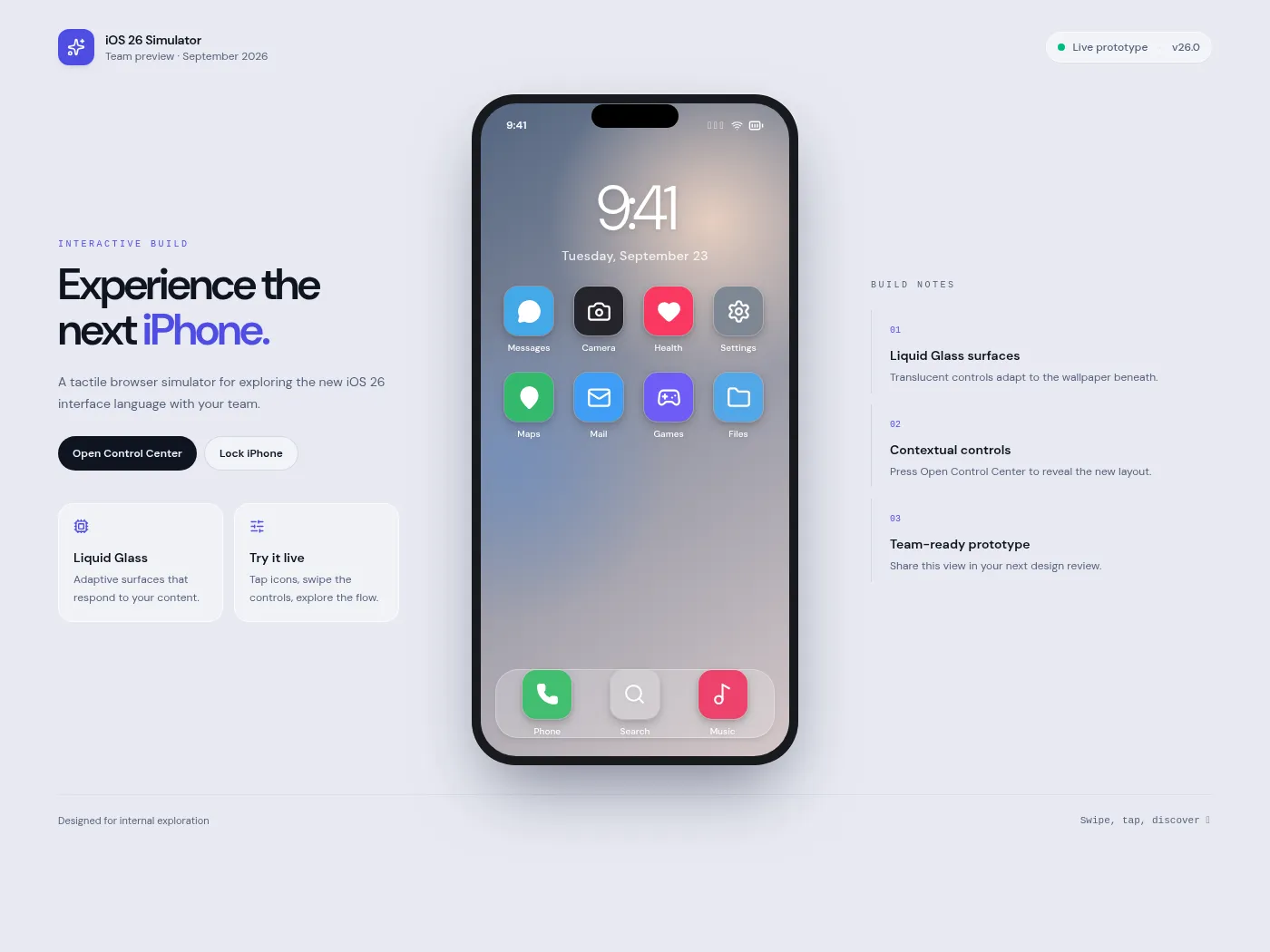 iOS 26 Simulator