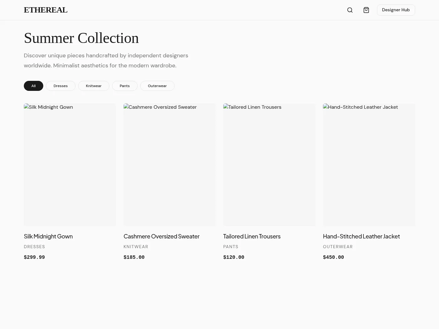 Etsy Fashion Hub