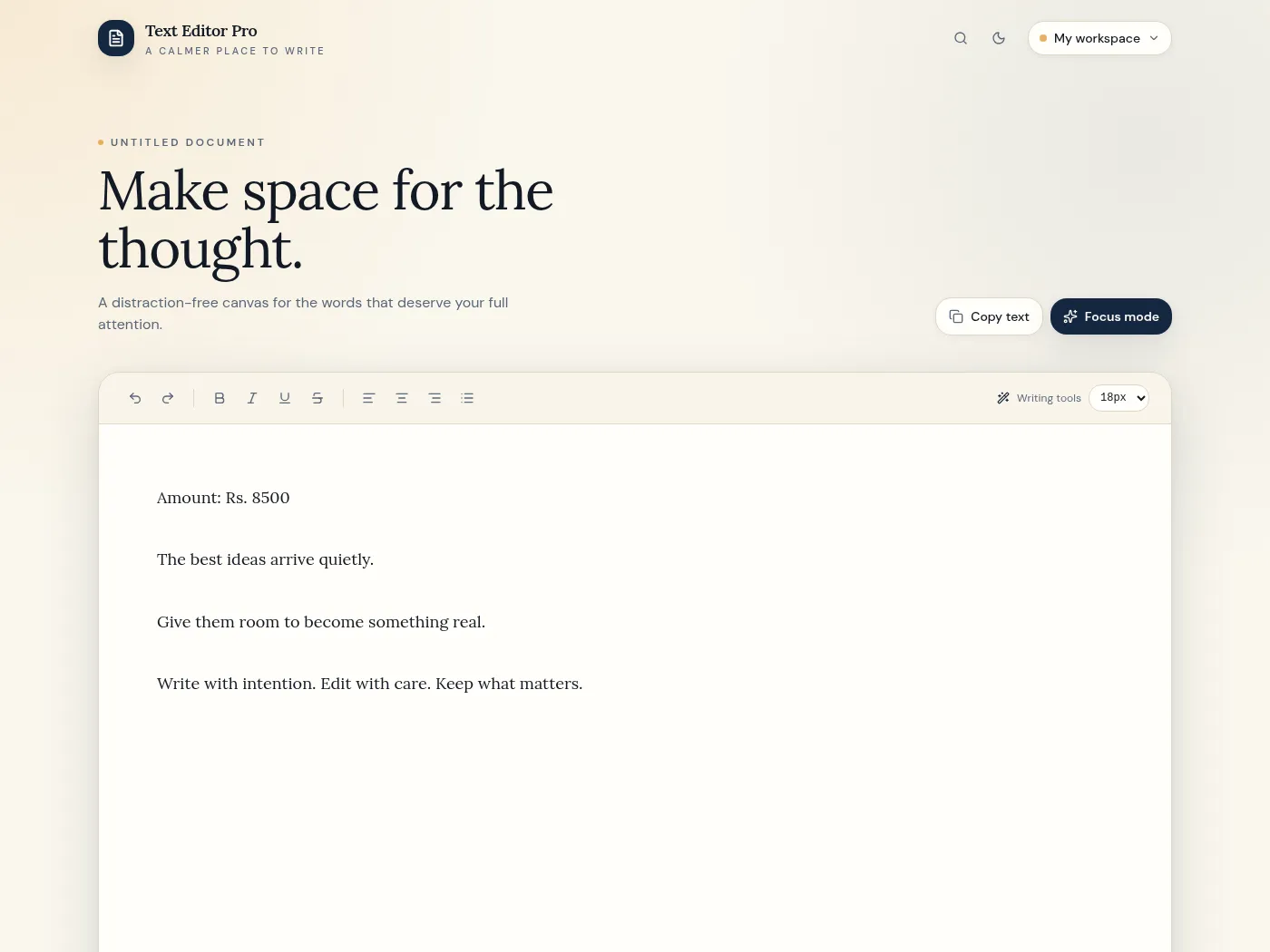 Text Editor Pro