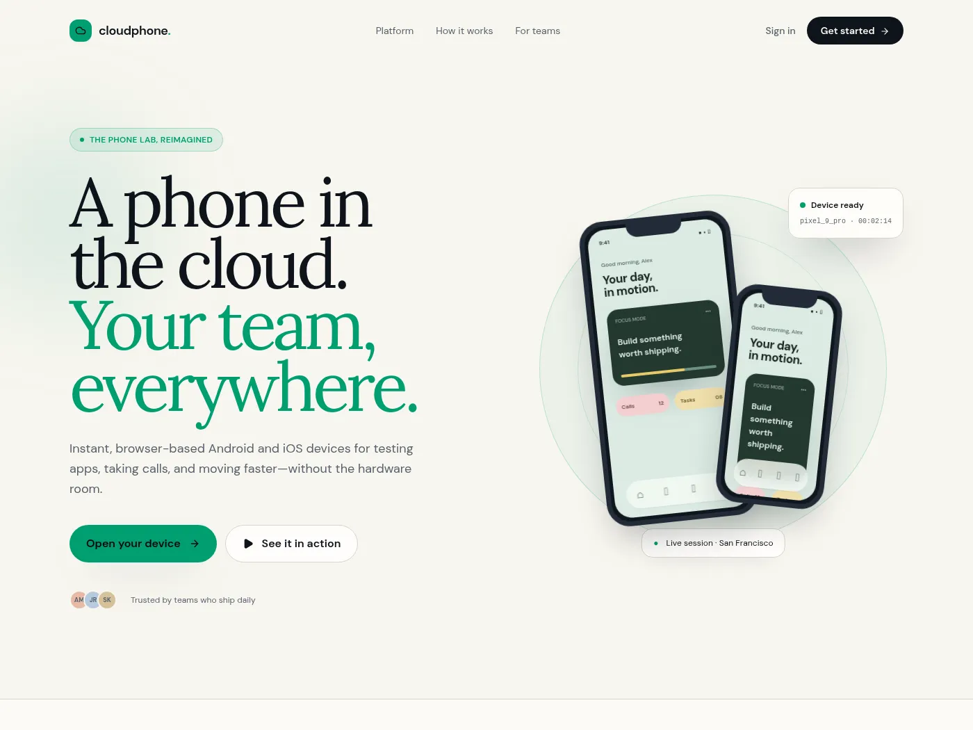 CloudPhone Virtual Device