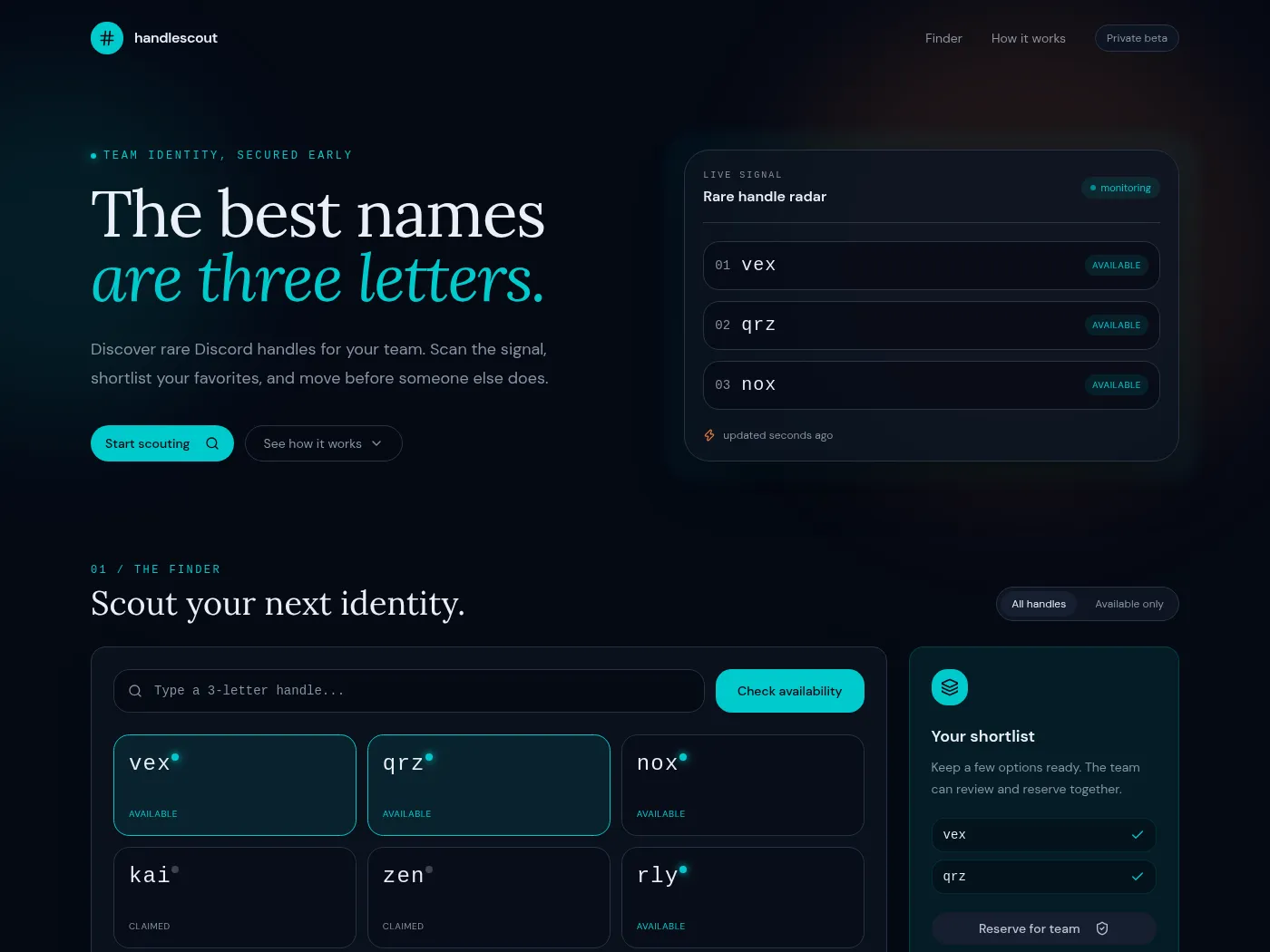 Discord Name Finder