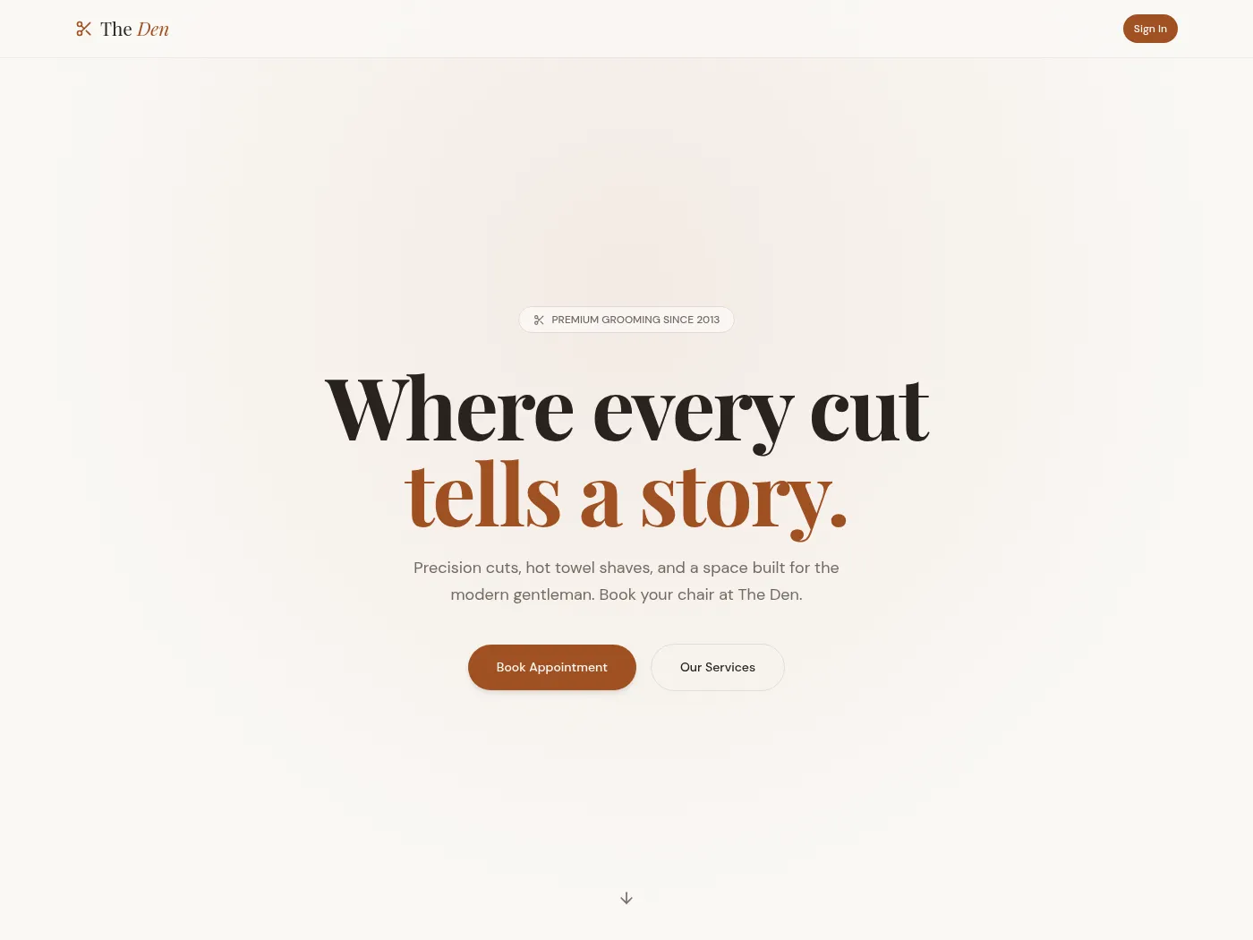 BarberWeb Presence