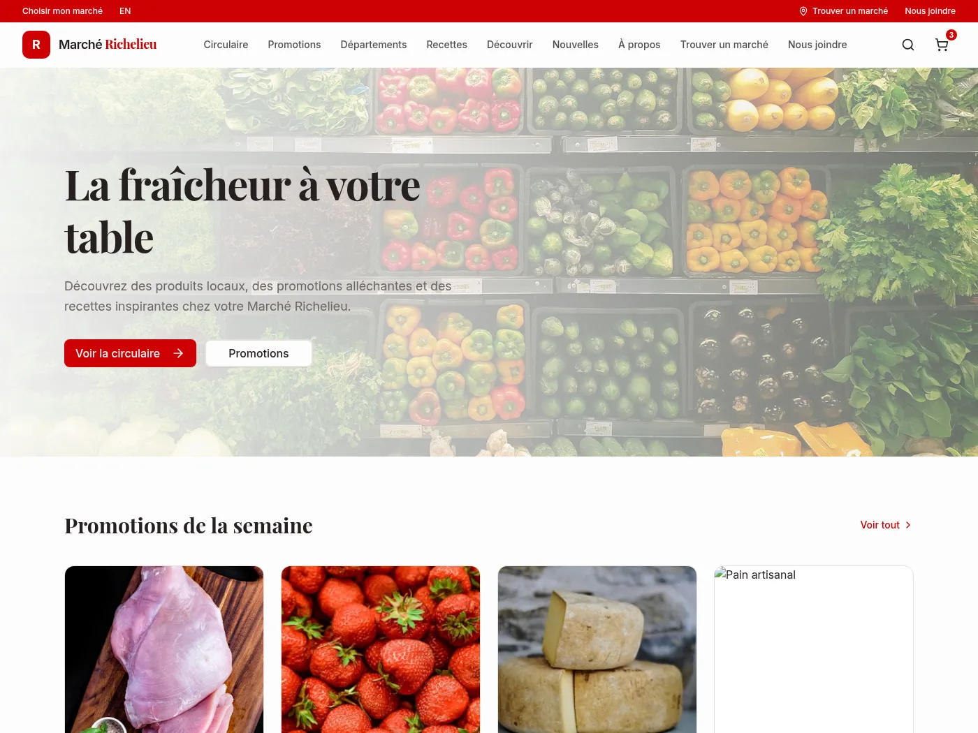 Richelieu Premium Grocery Site