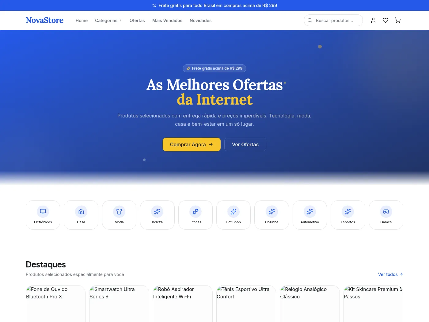 NovaStore Premium E-commerce