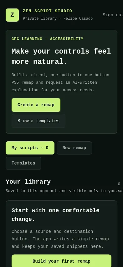 ZenScript AI Mobile